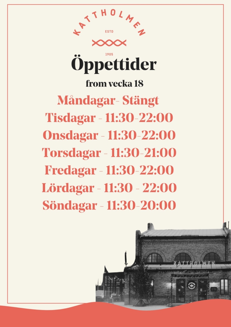 Öppettider — Kattholmen