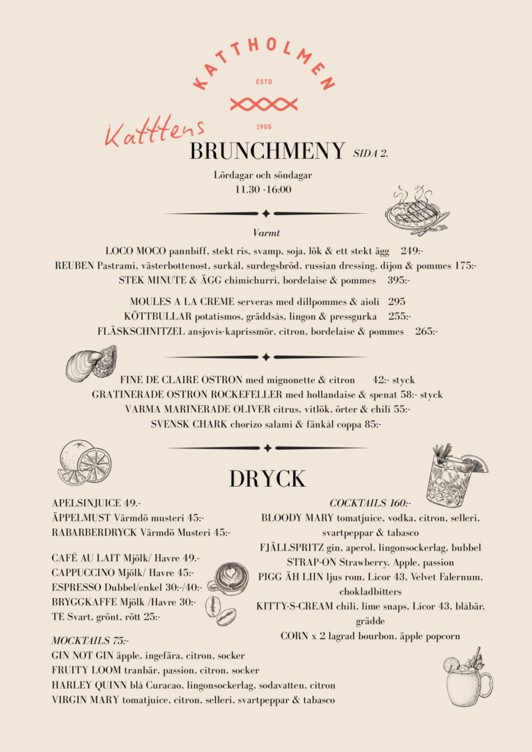 Meny — Kattholmen
